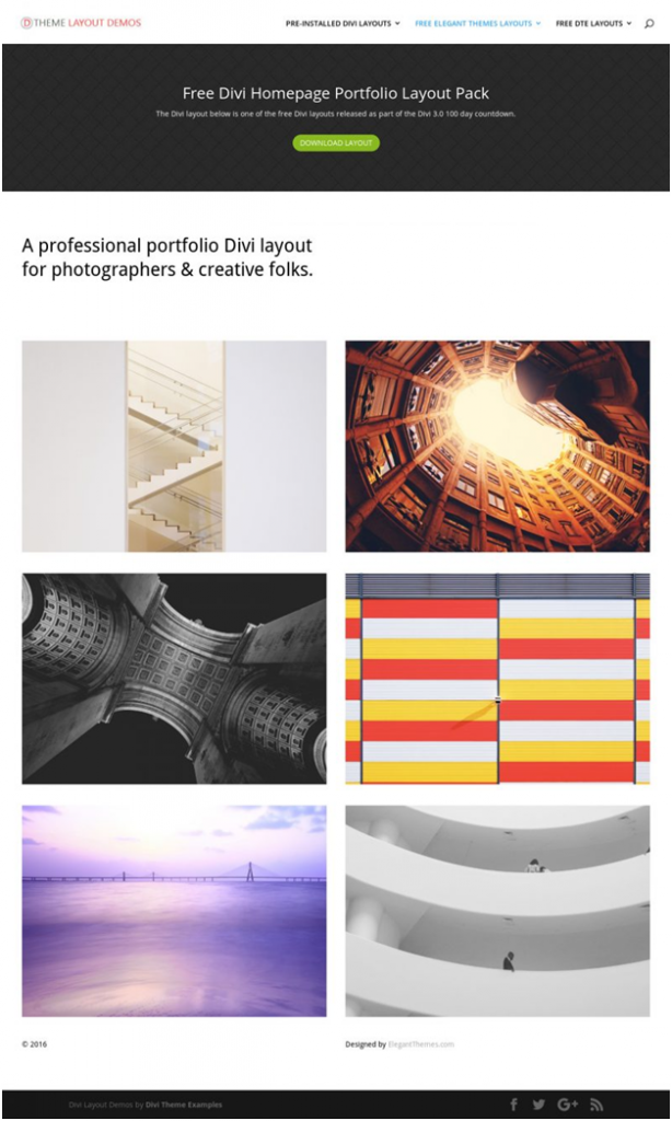 7 Divi Portfolio Layouts for Showcasing Your work - Techicy