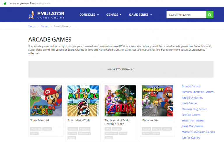 Top 3 Websites To Play Classic Arcade Games Online - Techicy