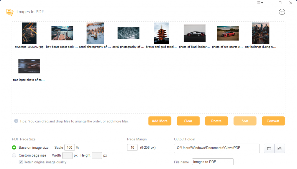 How To Combine Multiple Images To PDF For Free? - Techicy