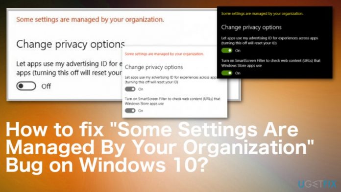 Fix “Managed By Your Organization” Error Messages In Windows 10 With ...