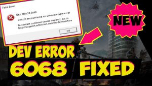 How to Fix Call of Duty Warzone Dev Error 6068 - Techicy