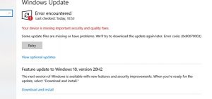 Your Device Is Missing Some Important Security and Quality Fixes [Fixed] - Techicy