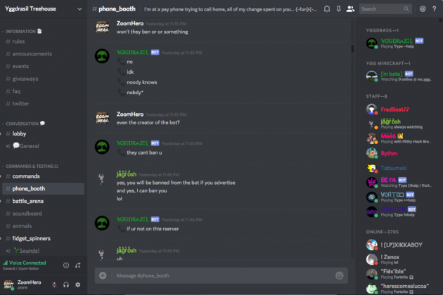 Yggdrasil Bot Command List for You - Techicy