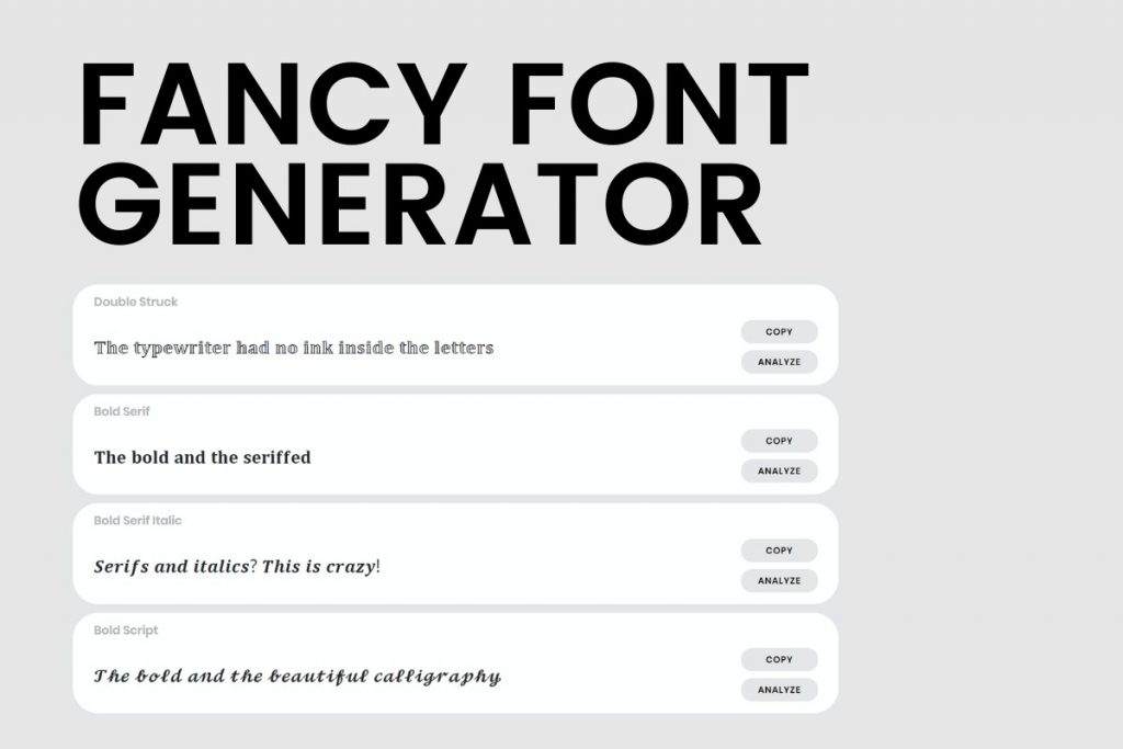 Know Why Fancy Text Generator Tools Are Being Used So Much Today - Techicy